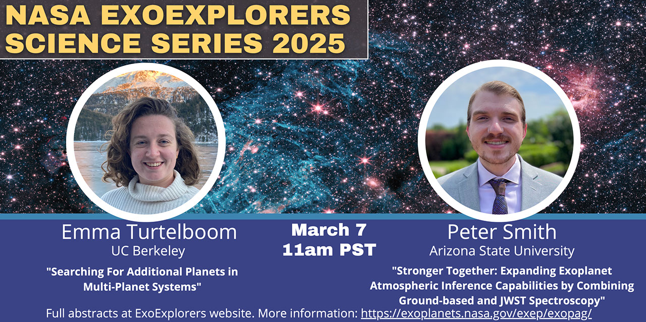 ExoExplorer Science Series: Emma Turtelboom and Peter Smith - NASA Science