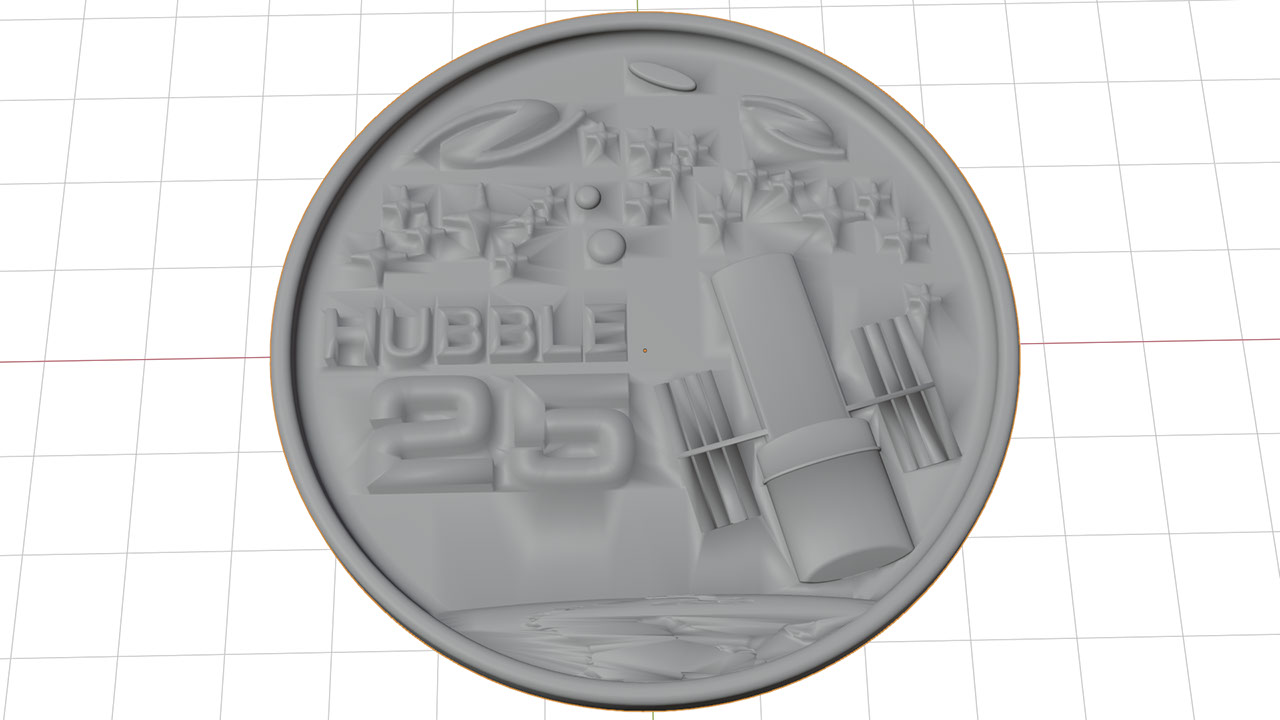 Hubble 25th Anniversary Medallion - NASA Science