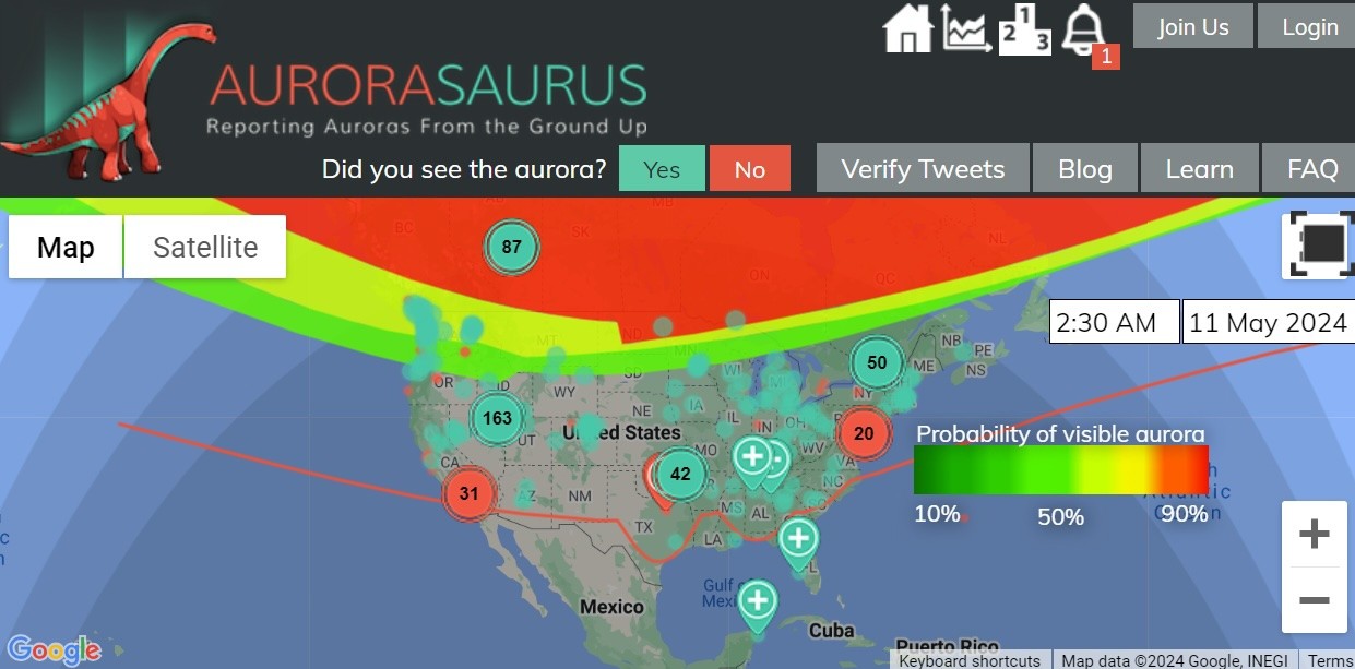 Aurorasaurus Participatory Citizen Science Project - NASA Science