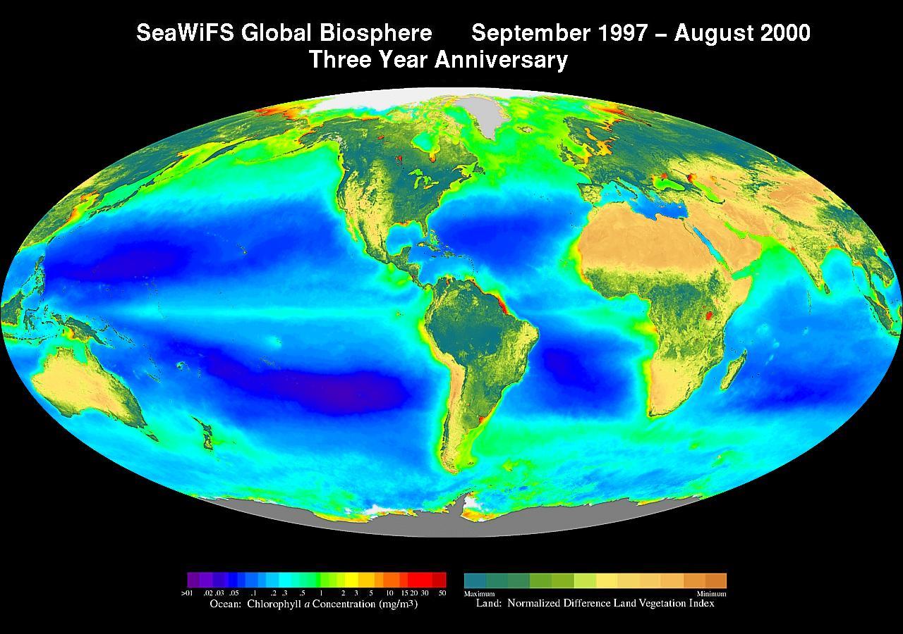 The Third Anniversary of SeaWiFS - NASA Science