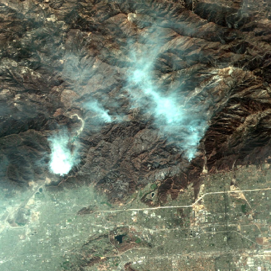 Williams Fire Northeast of Los Angeles - NASA Science
