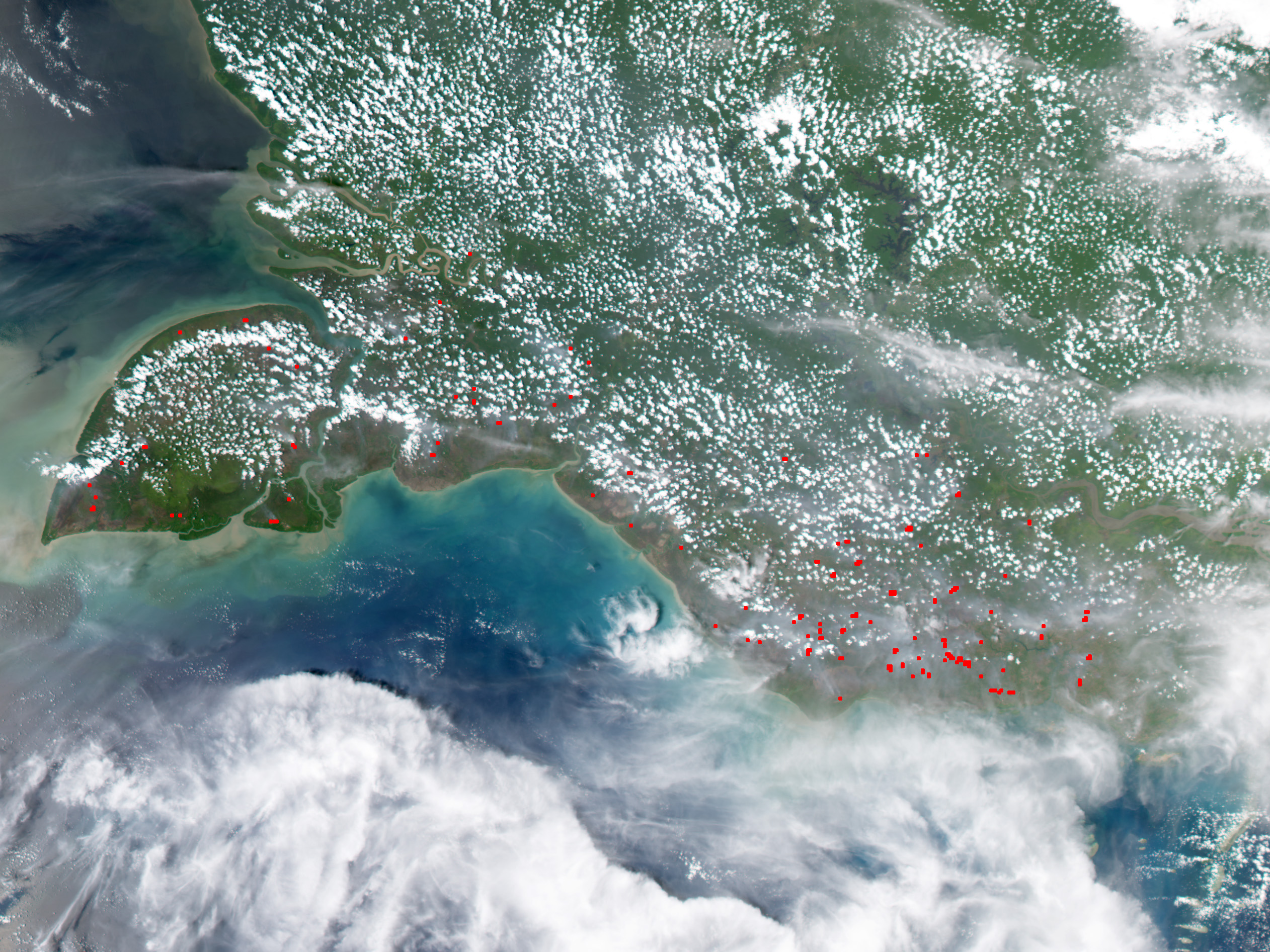 Fires in New Guinea - NASA Science