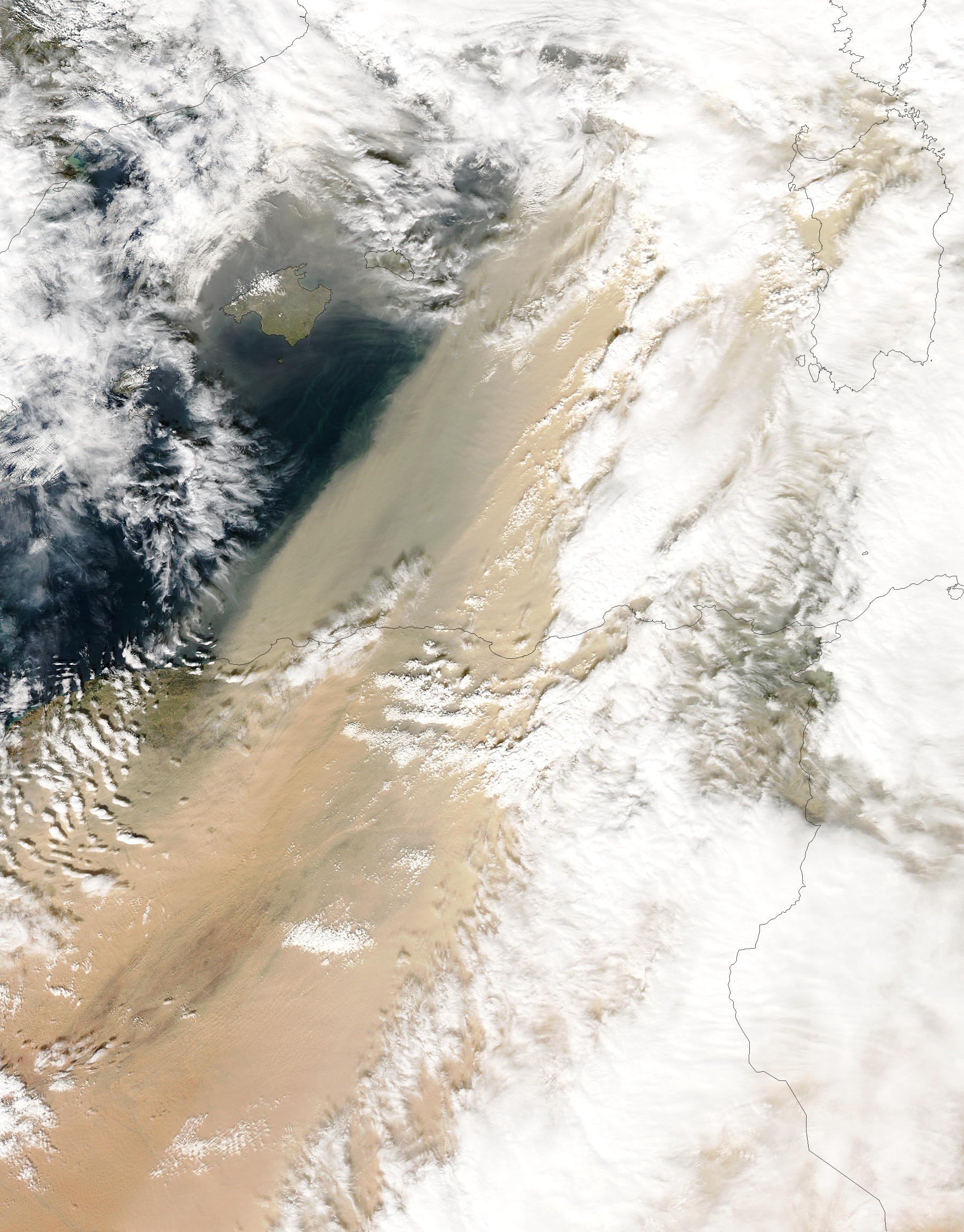 Saharan Dust over Italy - NASA Science