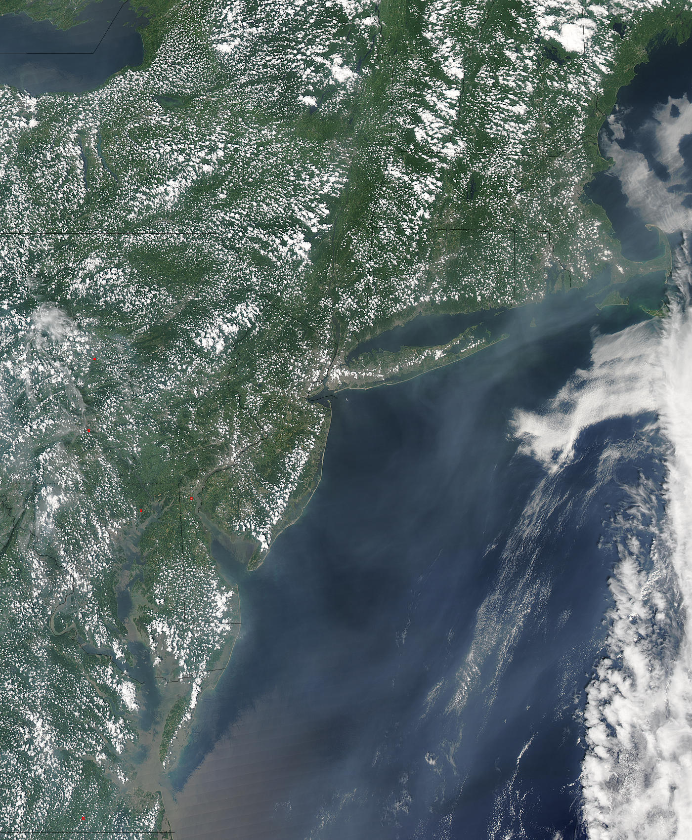 Smoke from Alaska Fires off U.S. East Coast - NASA Science