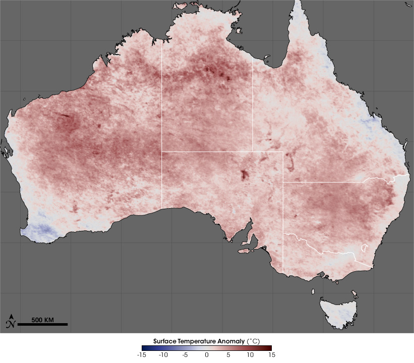Record Hot April in Australia - NASA Science