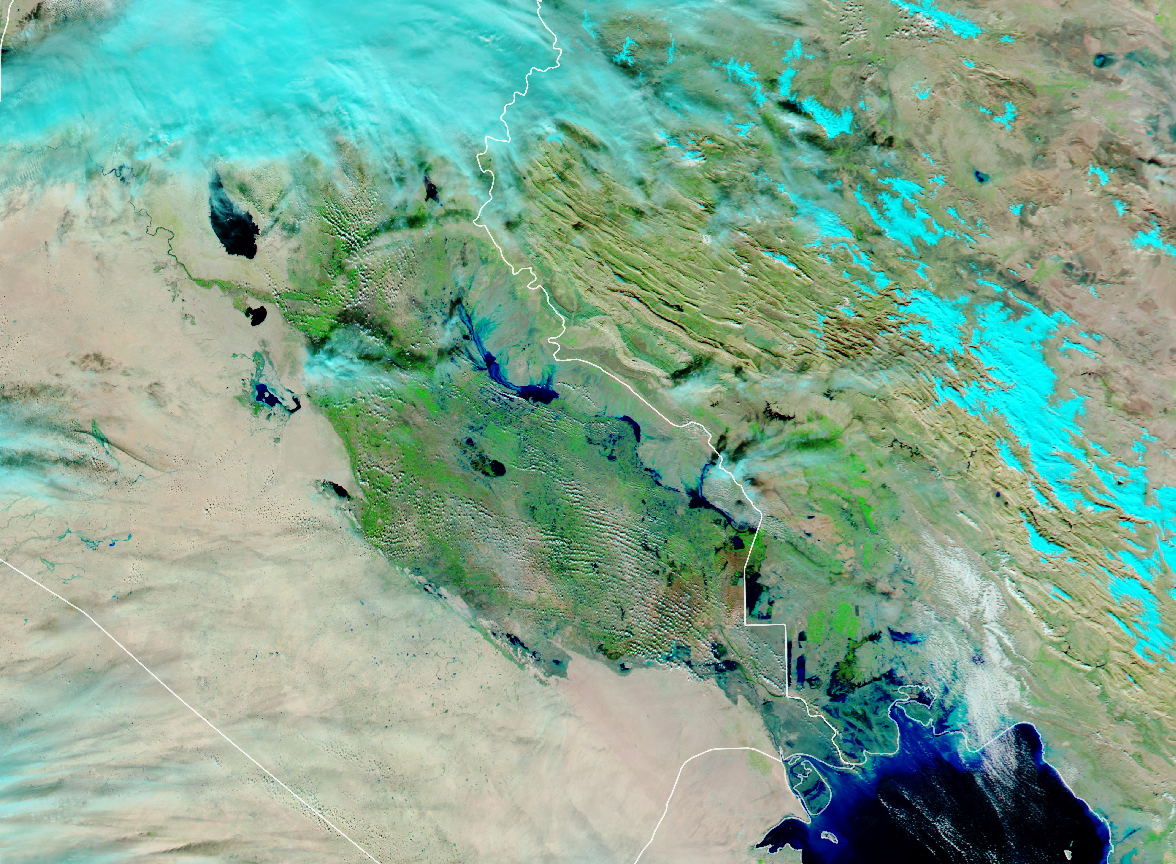 Floods Swamp Iraq - NASA Science
