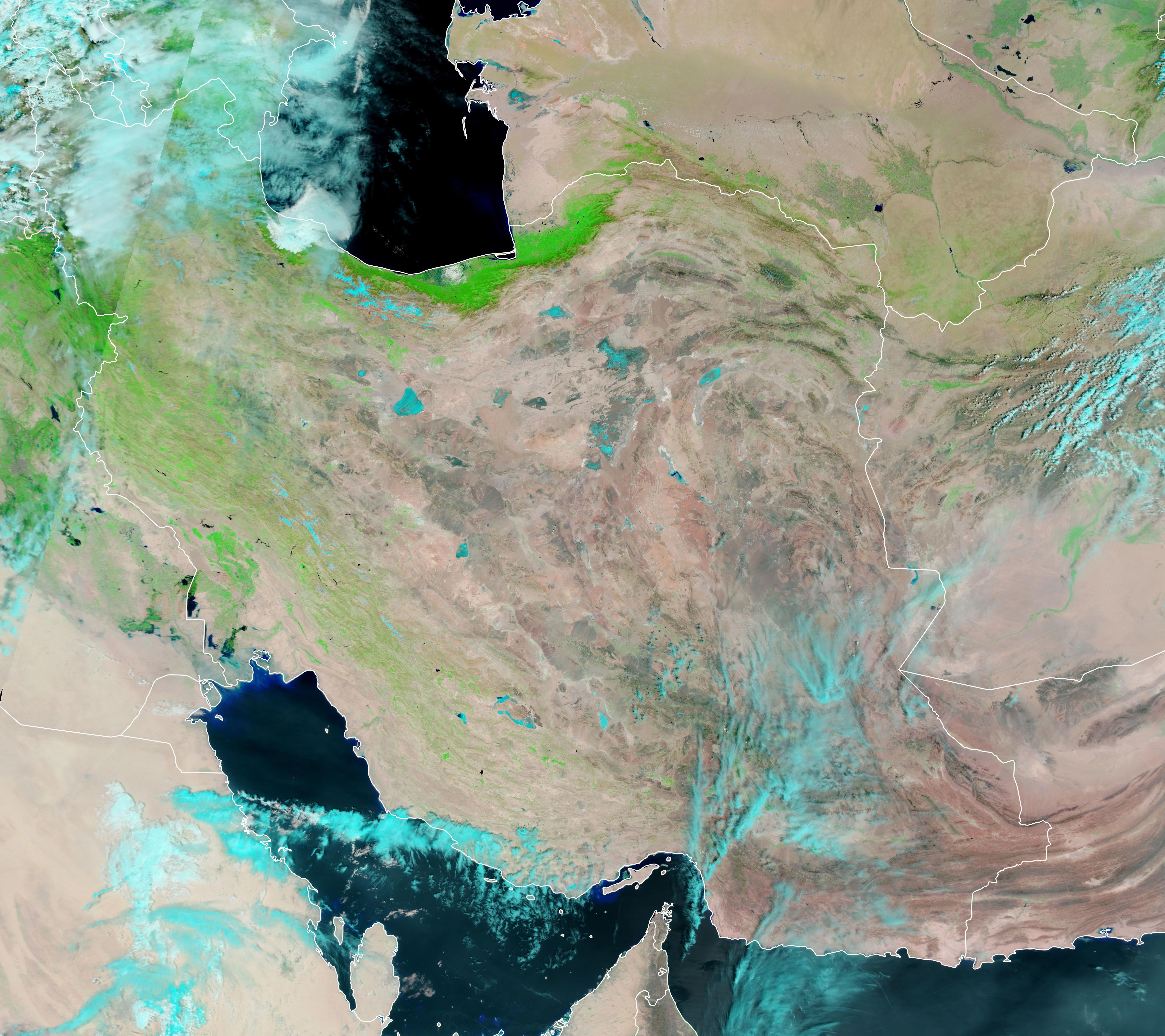 Floods Ravage Iran and Iraq - NASA Science
