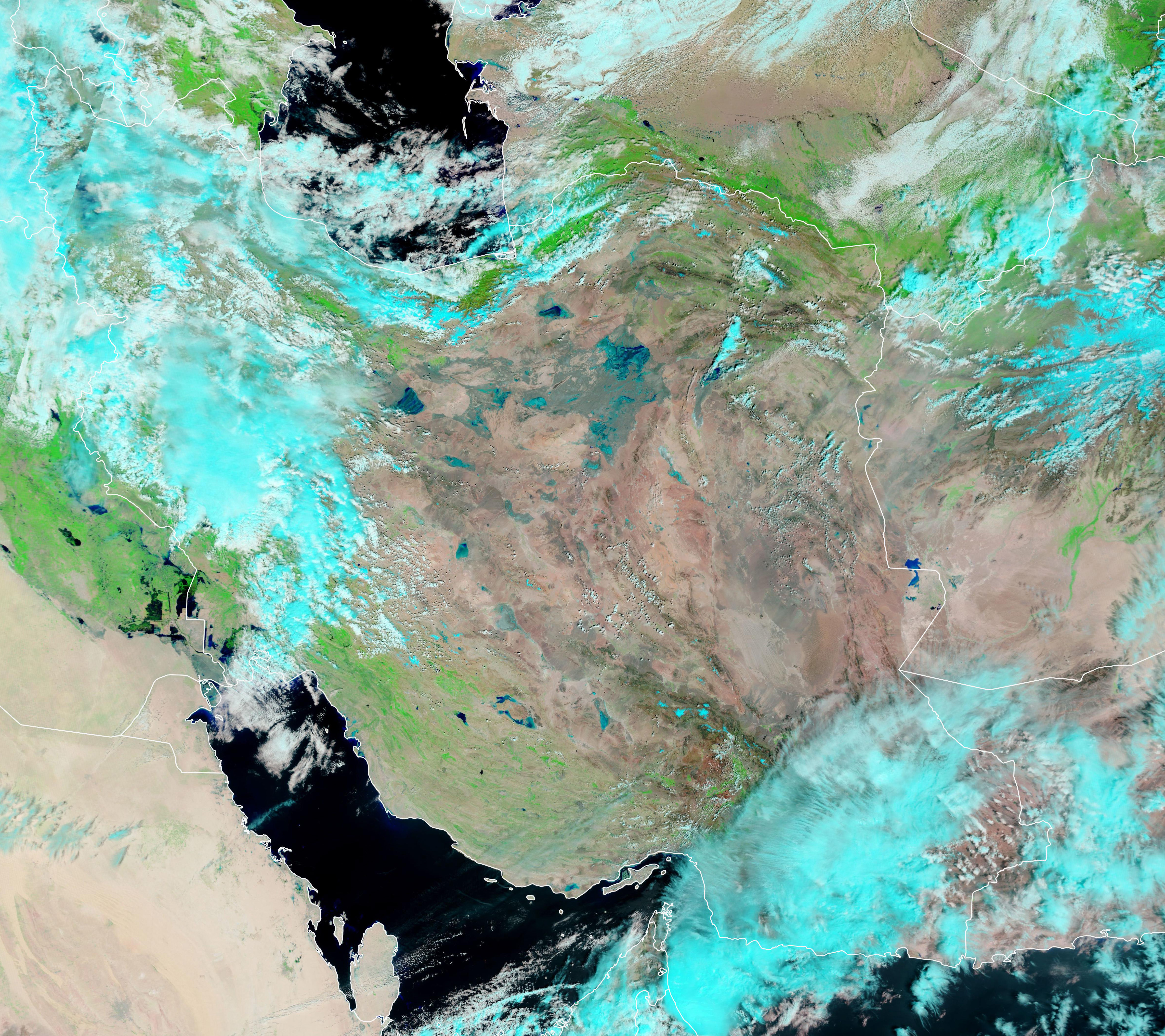 Floods Ravage Iran and Iraq - NASA Science