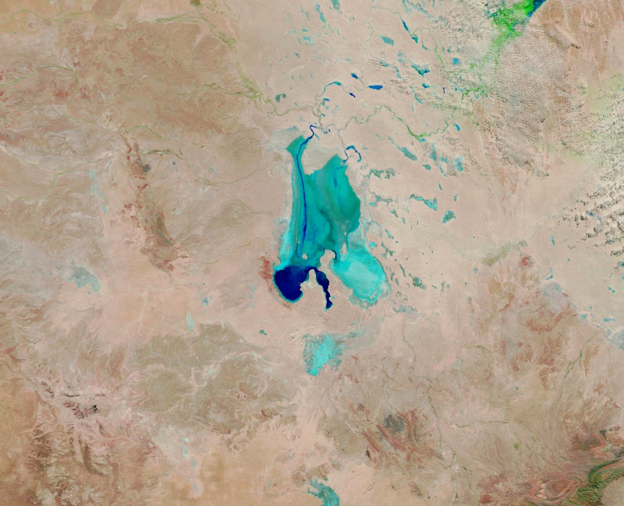 lake eyre filling