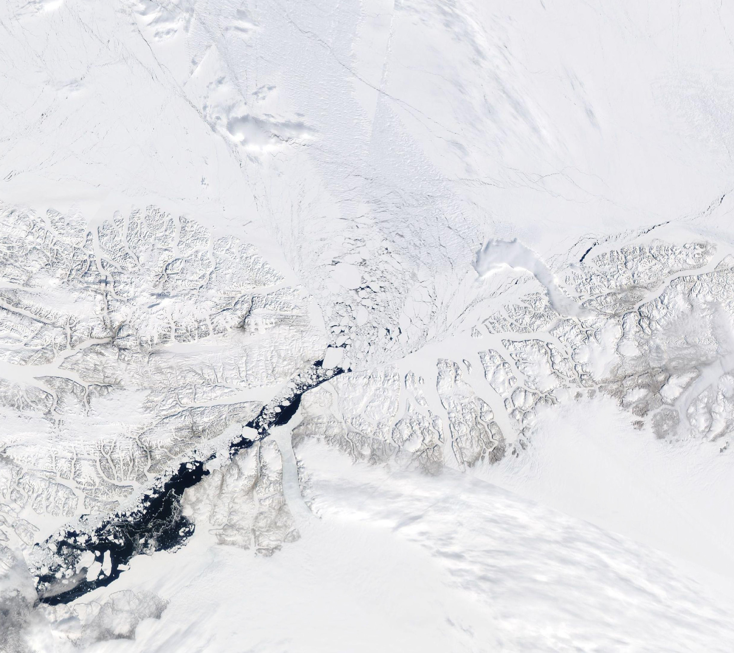 Ice Arch Crumbles Early - NASA Science