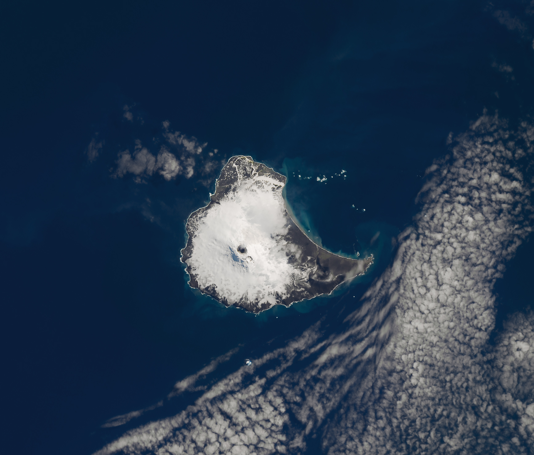 Lava Lake Discovered on Mount Michael - NASA Science