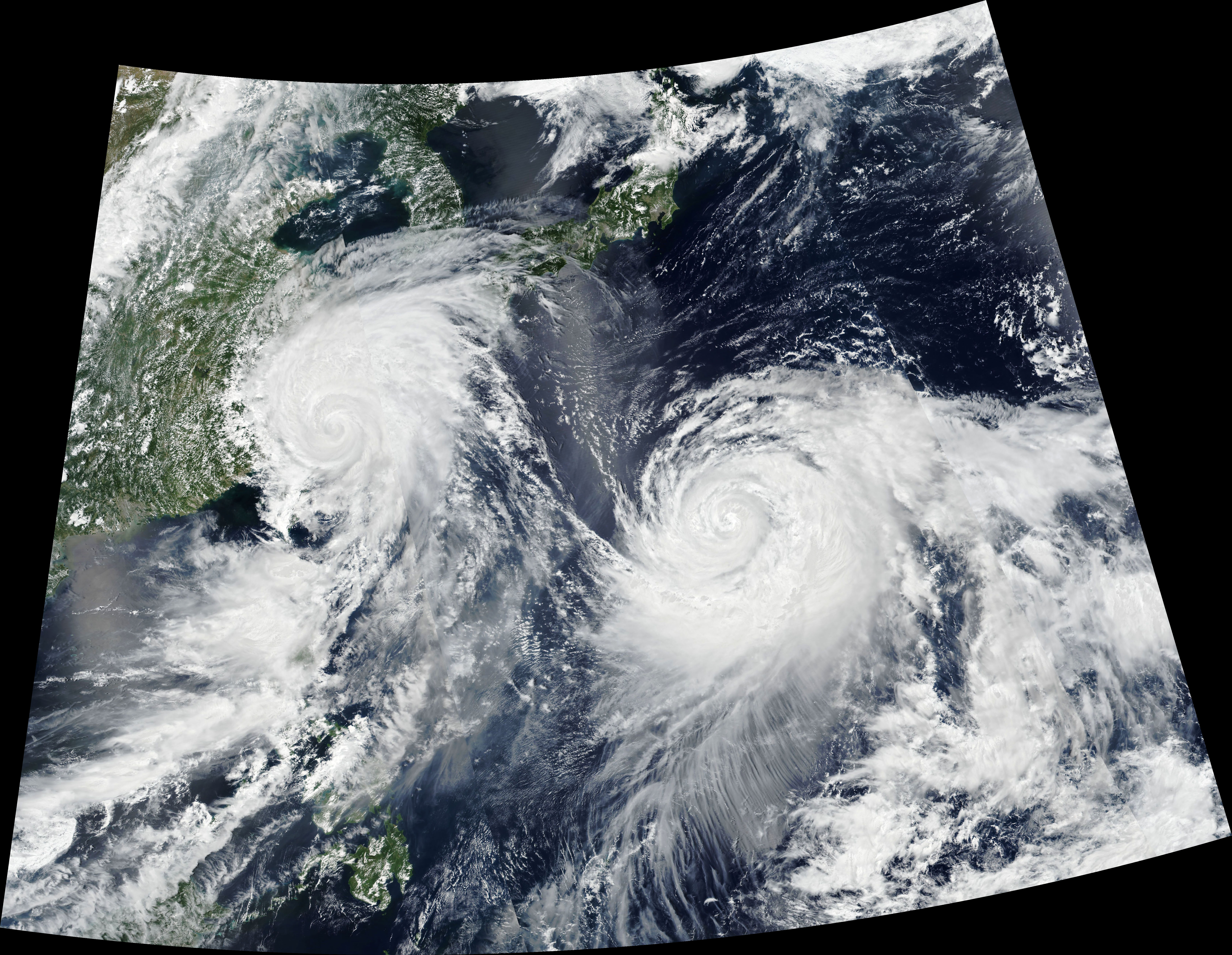 Typhoon Lekima Nears China - NASA Science