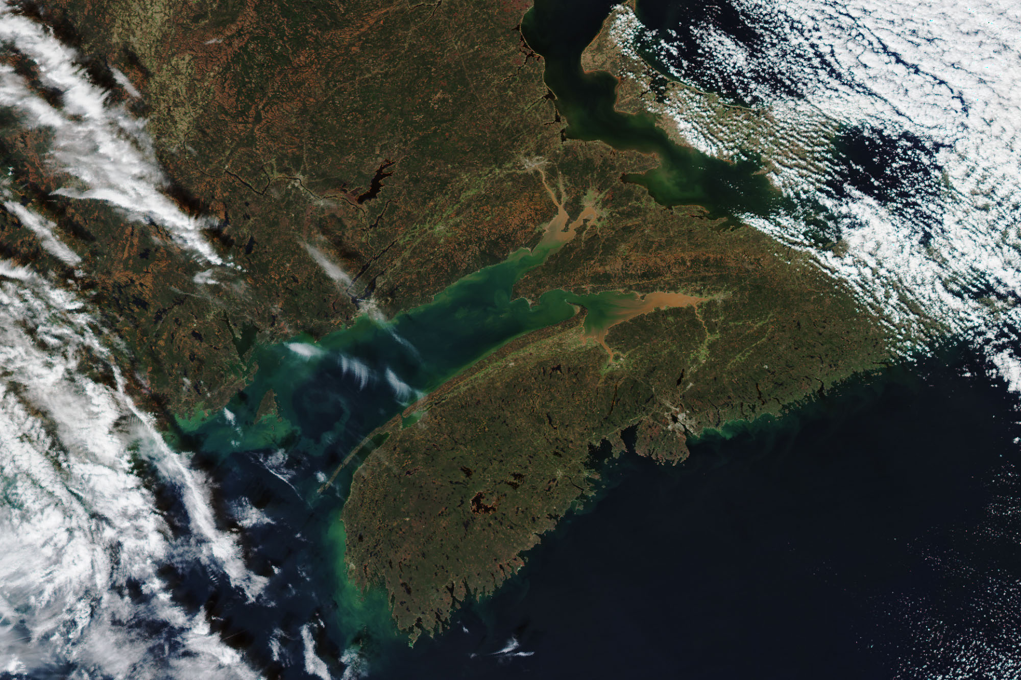 Massive Muddy Tides in the Bay of Fundy - NASA Science