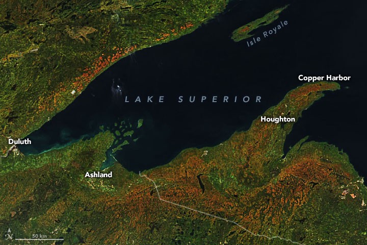 Superior Fall Colors - NASA Science
