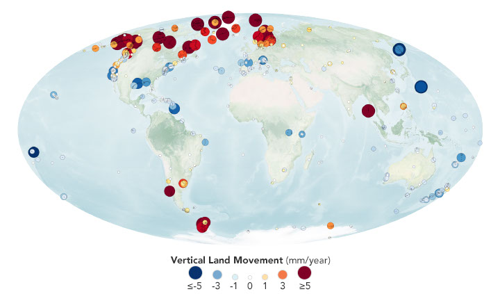 Taking a Measure of Sea Level Rise: Land Motion - NASA Science