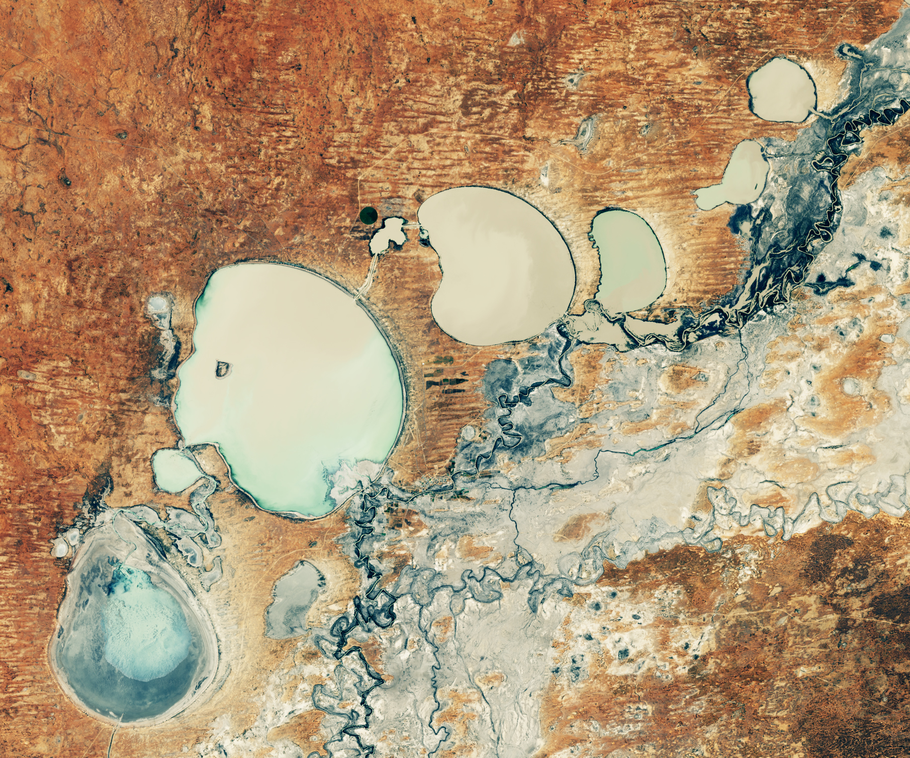 Menindee Lakes Finally Refilling - NASA Science