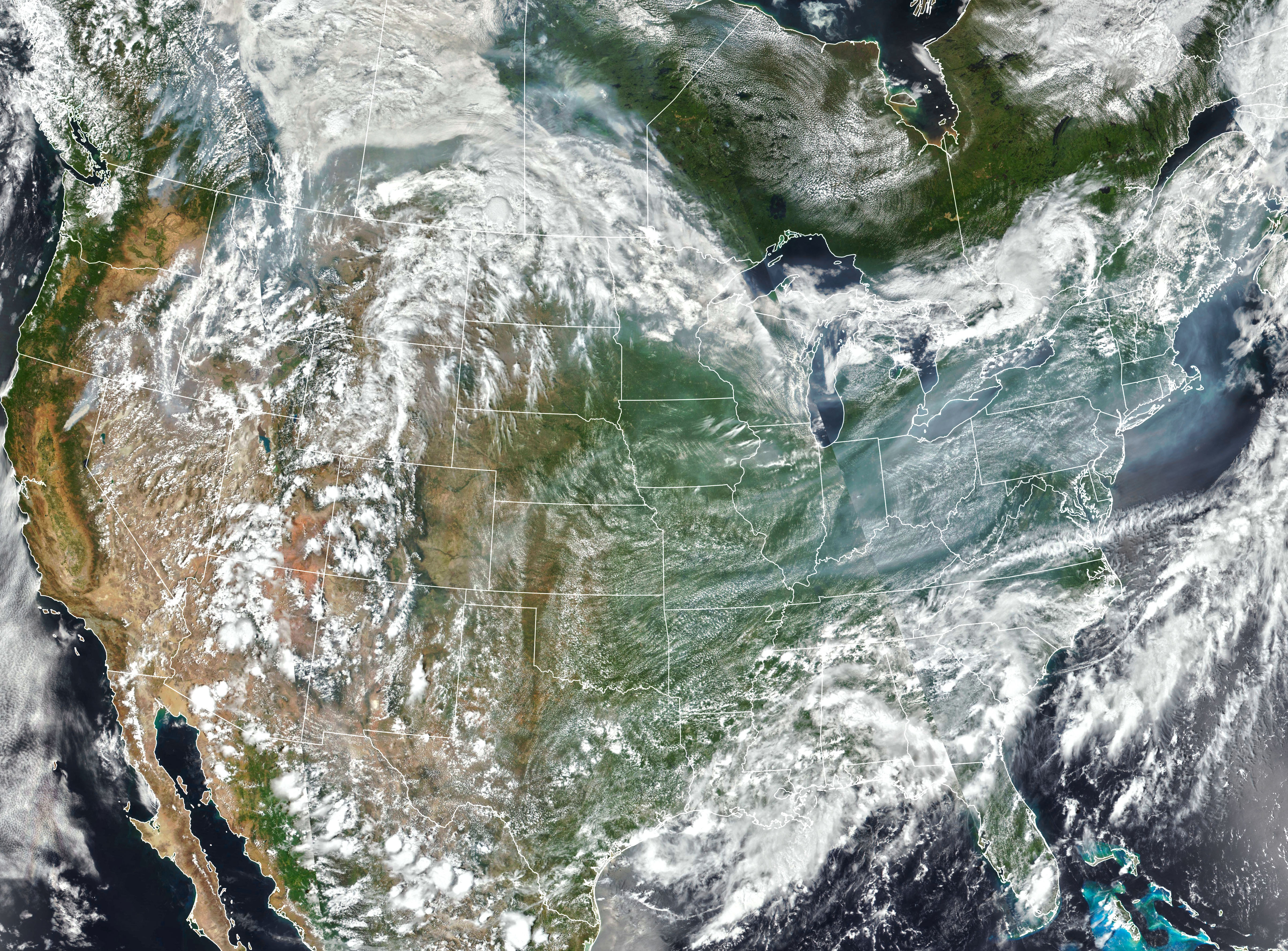 Smoke Across North America - NASA Science