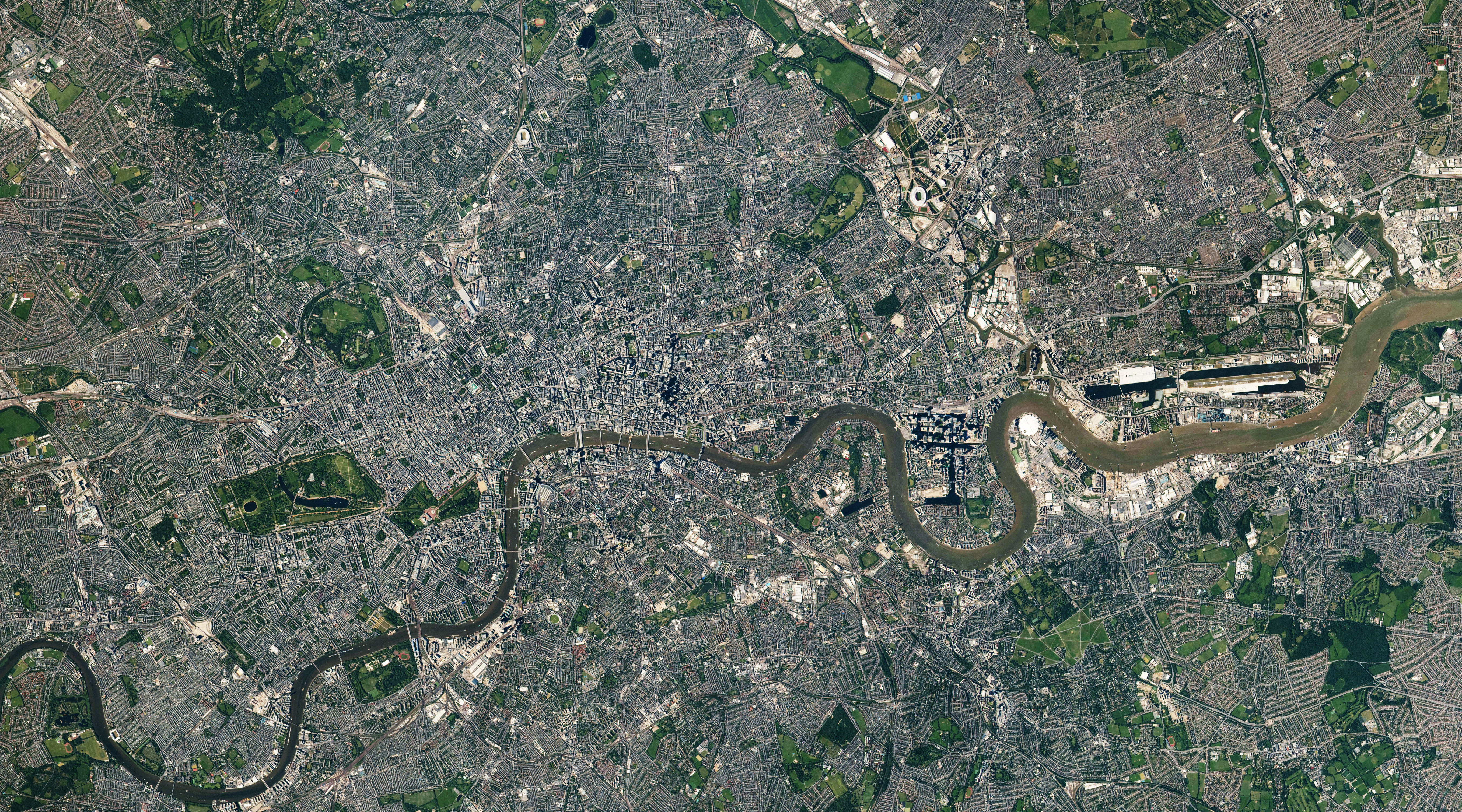 river thames from space