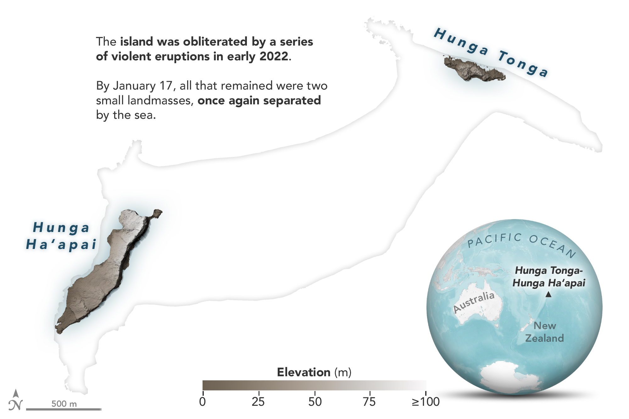 Dramatic Changes at Hunga Tonga-Hunga Ha‘apai - NASA Science