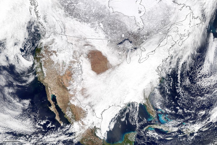 Massive Winter Storm Sweeps Across U.S. - NASA Science