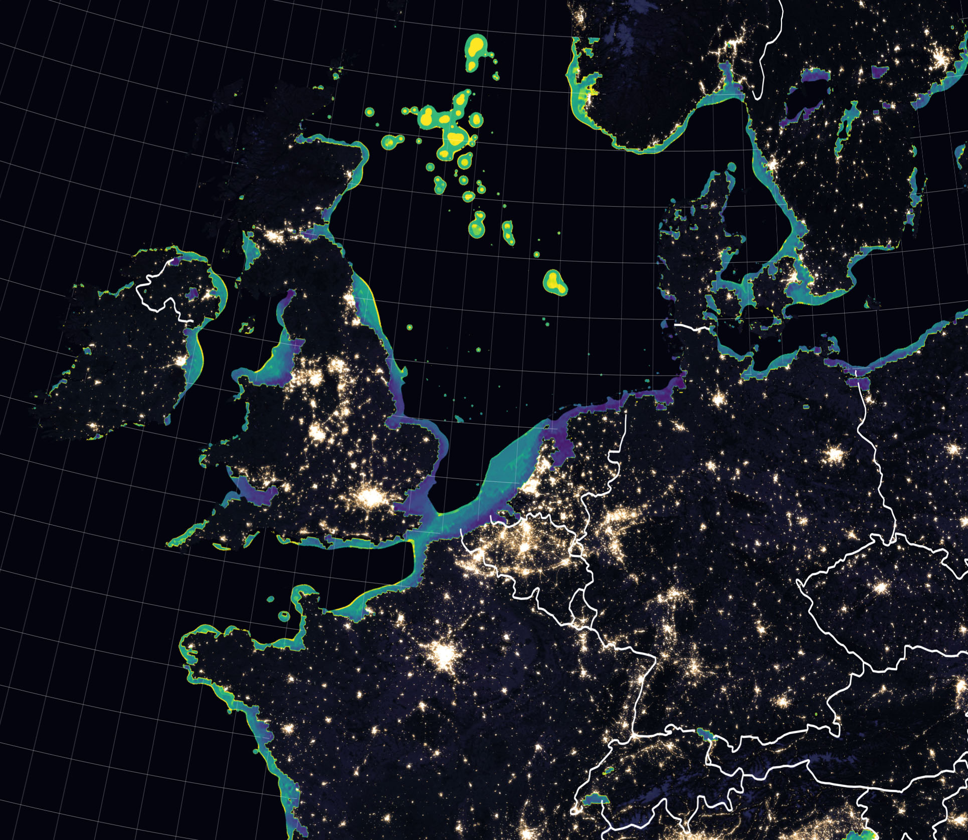 nasa light pollution