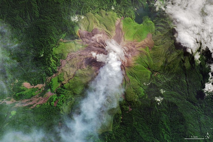 Young, Active Bagana Volcano - NASA Science