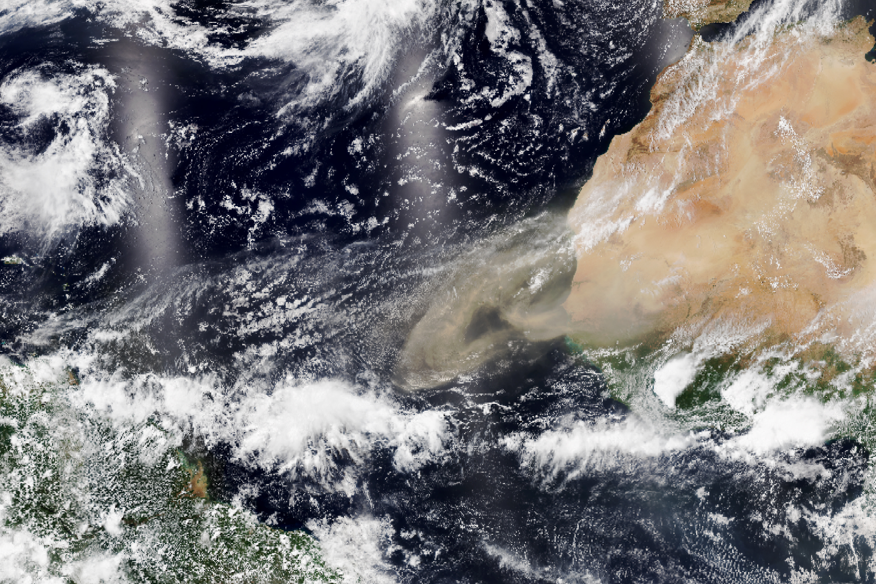 A Burst of Saharan Dust - NASA Science