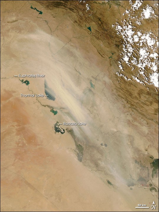 Dust Storm in Iraq - NASA Science
