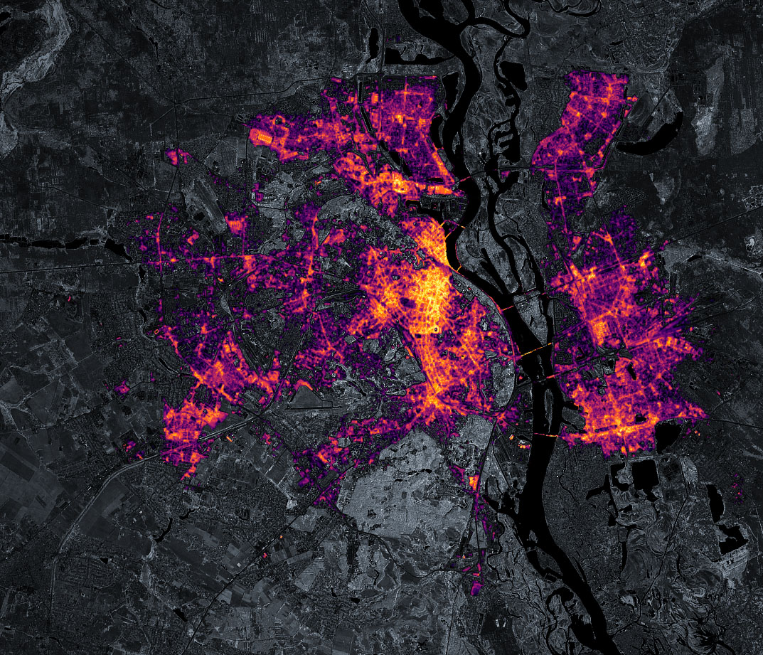 Tracking Night Lights in Ukraine - NASA Science