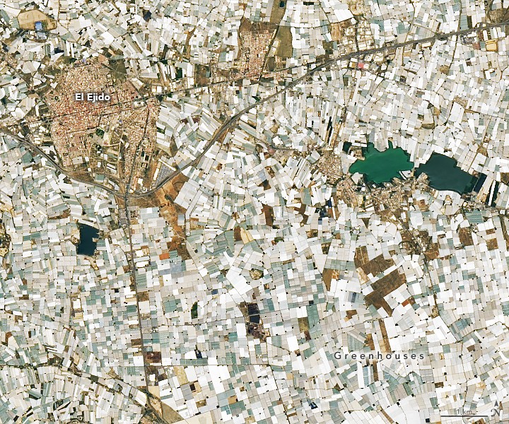 Almería’s Sea of Greenhouses - NASA Science