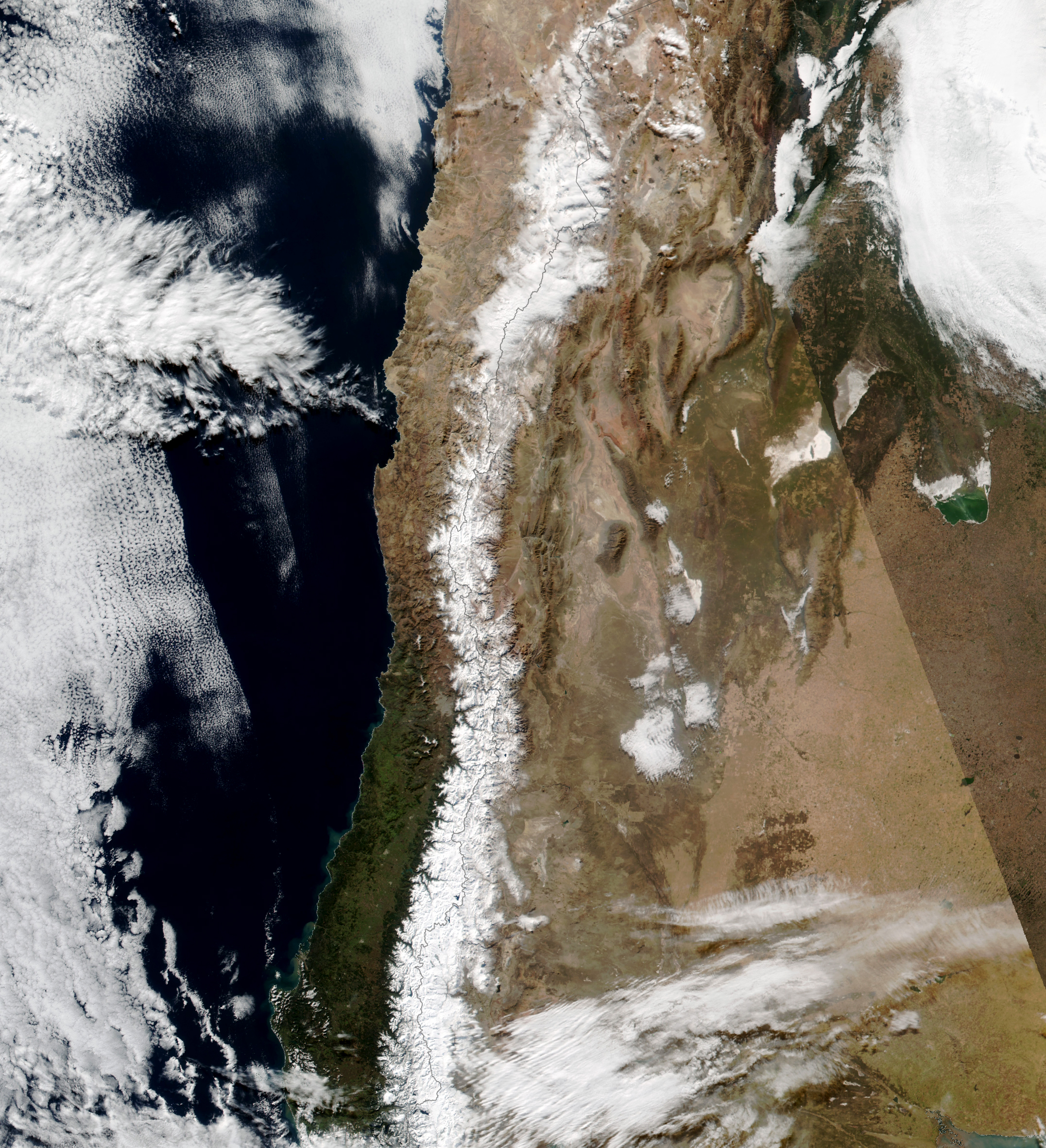 Snow Blanket for the Andes - NASA Science
