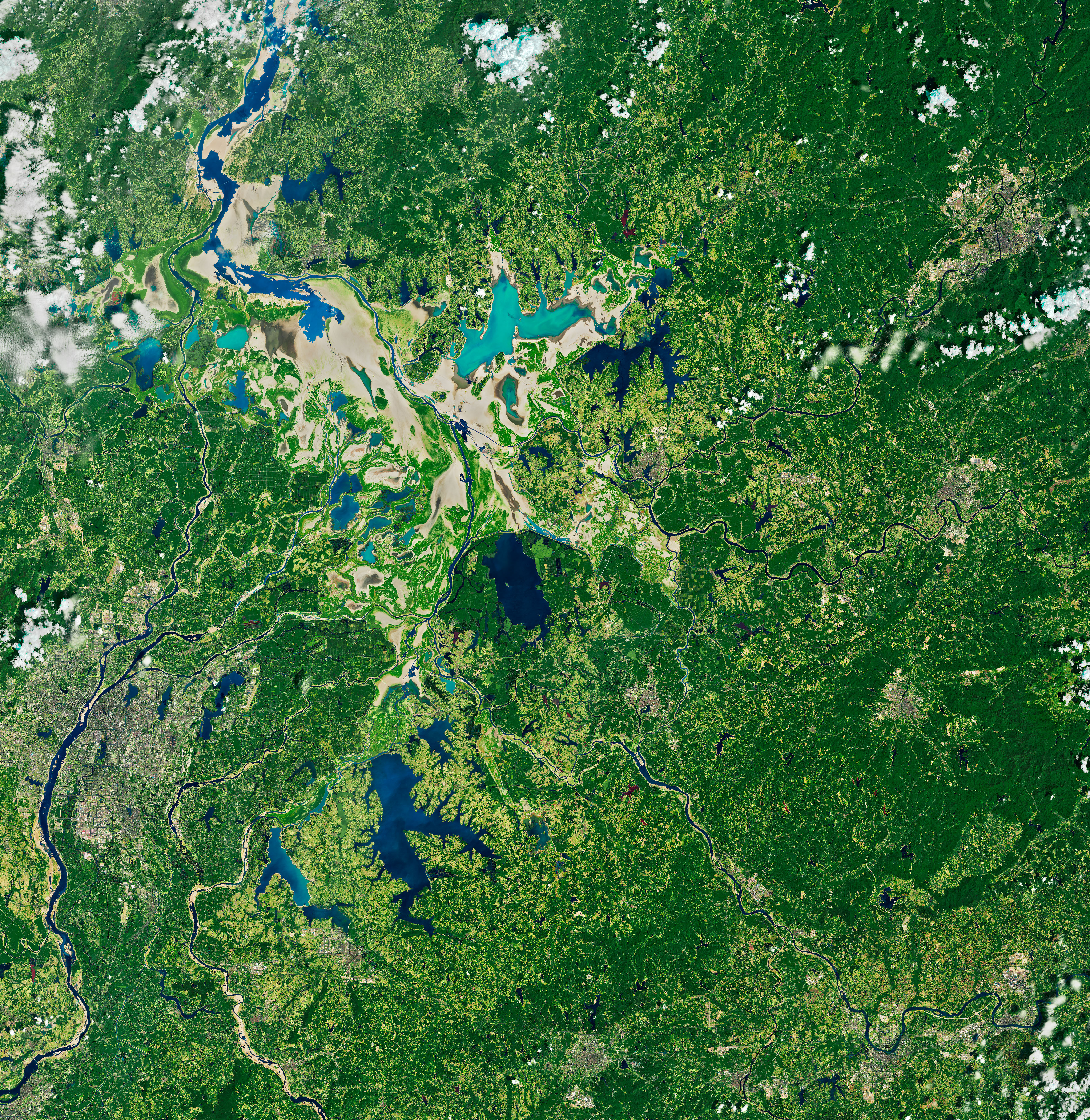Parched Poyang Lake - NASA Science