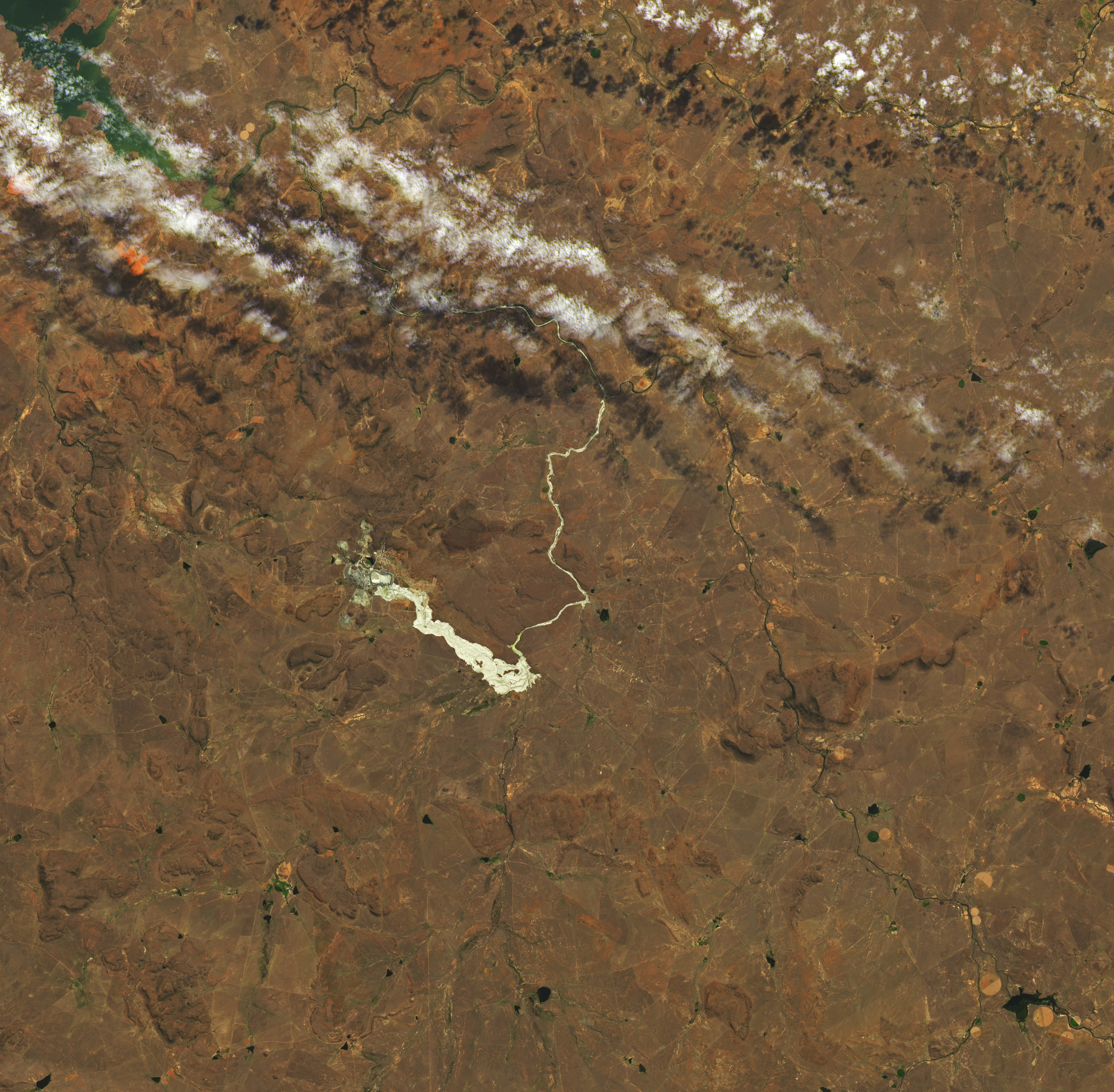 Jagersfontein Covered in Mining Waste - NASA Science