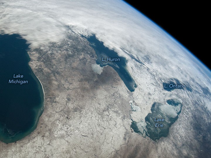 Great Lakes Dressed for Winter - NASA Science