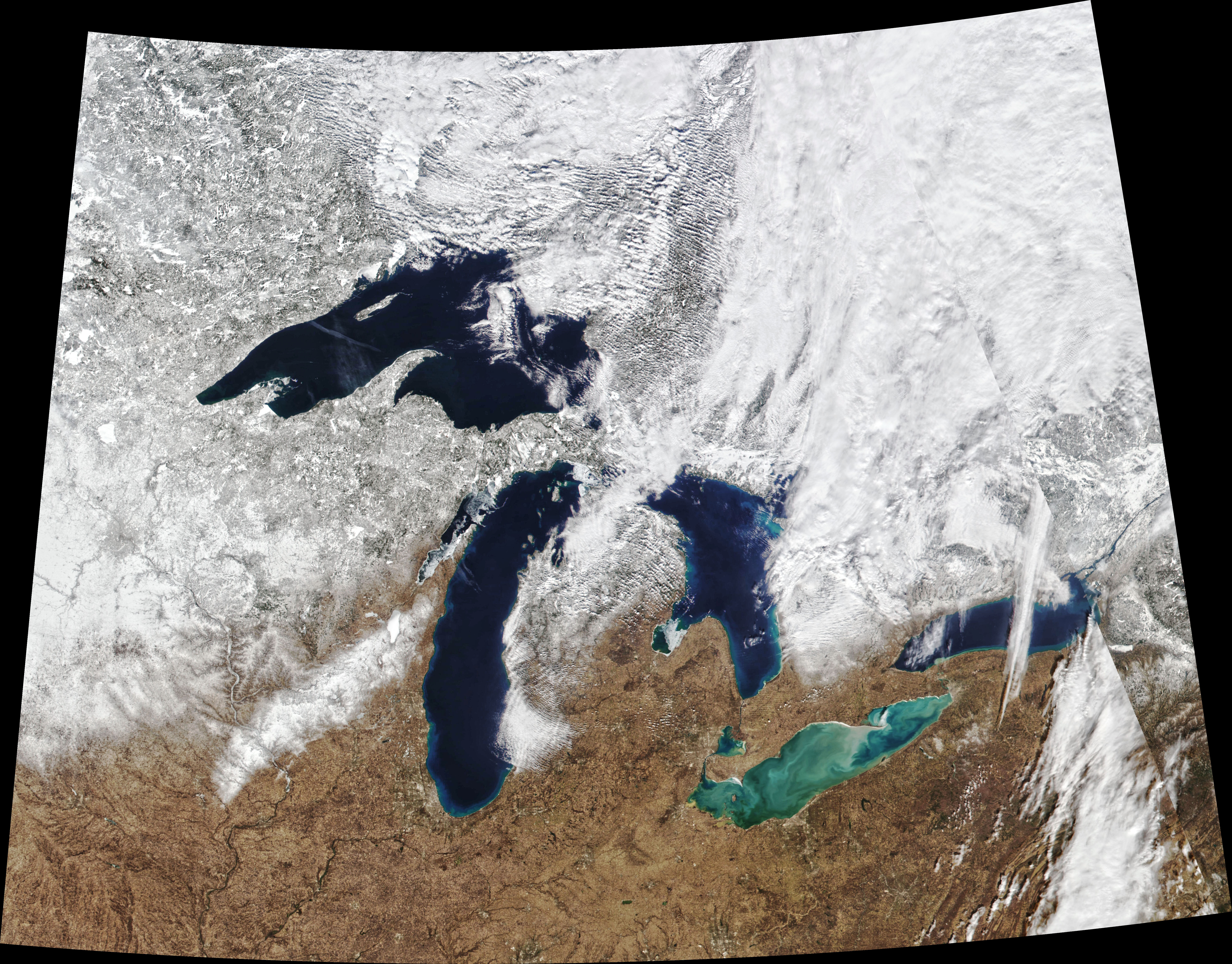 Great Lakes Low on Ice - NASA Science