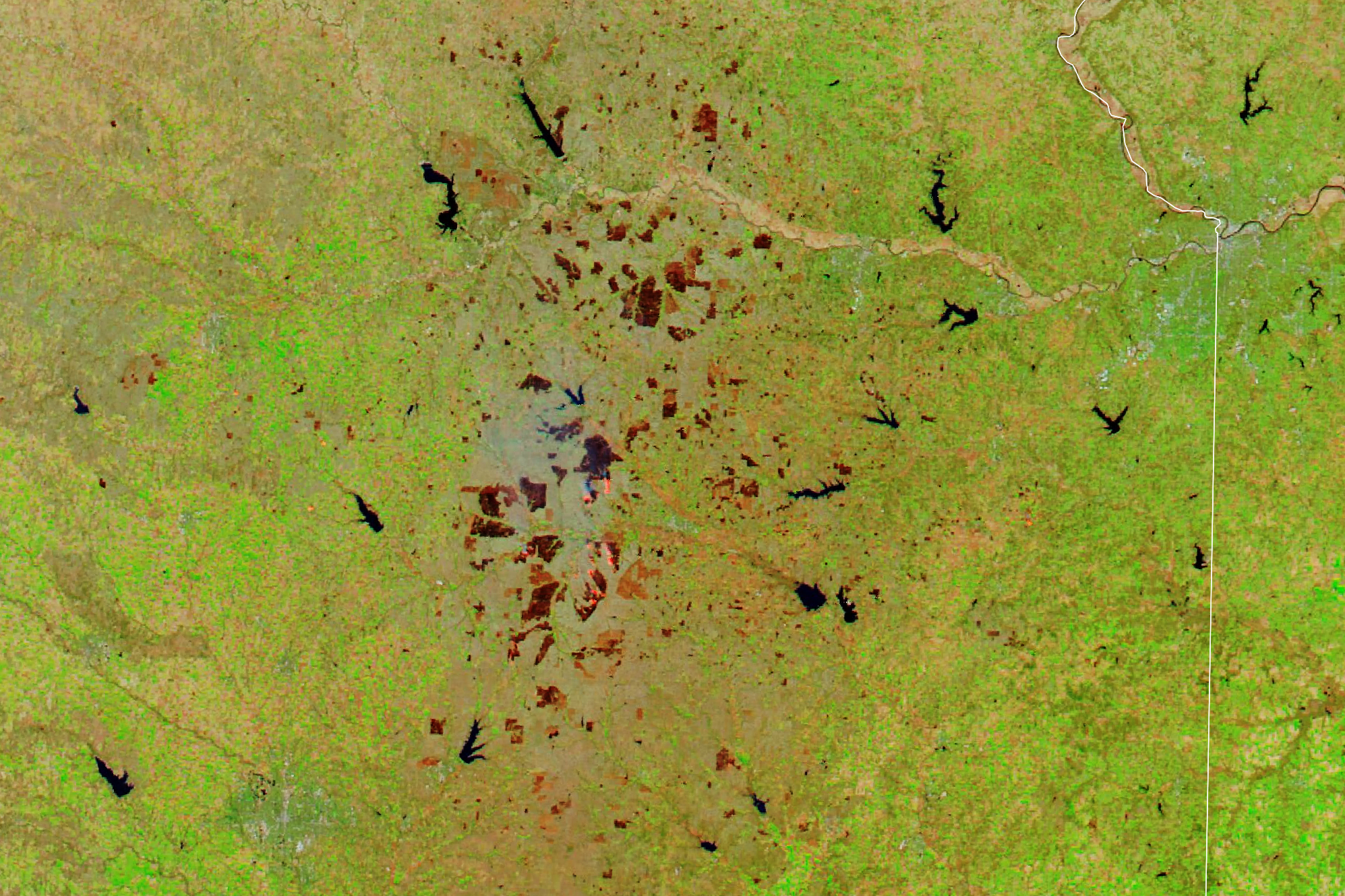 Burn Scars in Kansas - NASA Science
