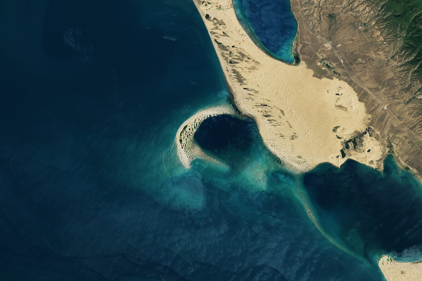 Shifting Sand Spits - NASA Science
