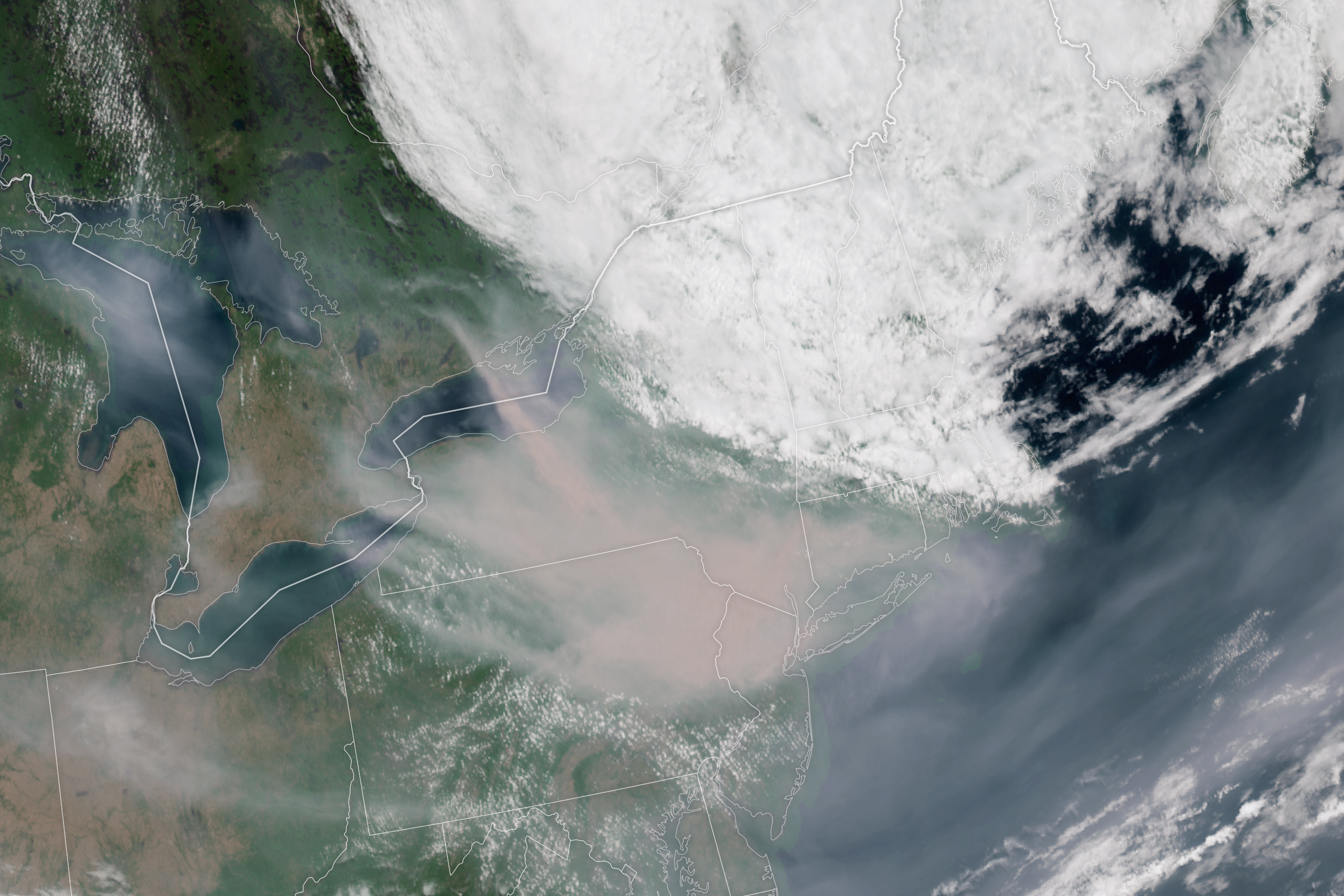 Smoke Smothers the Northeast - NASA Science