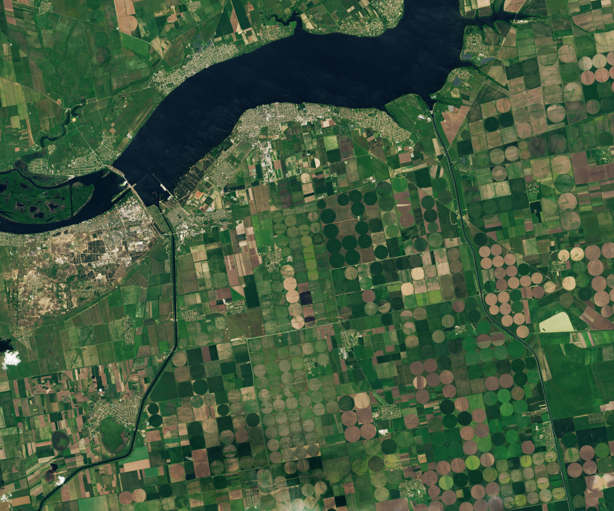 Canals in Ukraine are Drying Up - NASA Science
