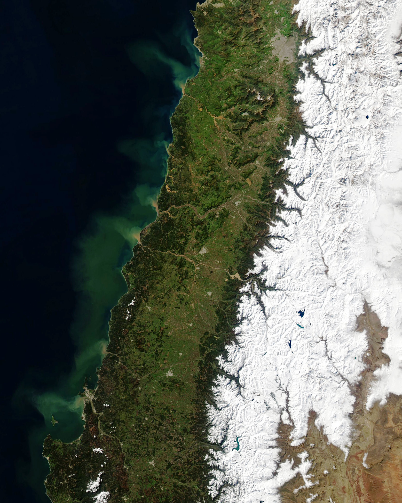 Atmospheric Rivers Swamp Central Chile - NASA Science