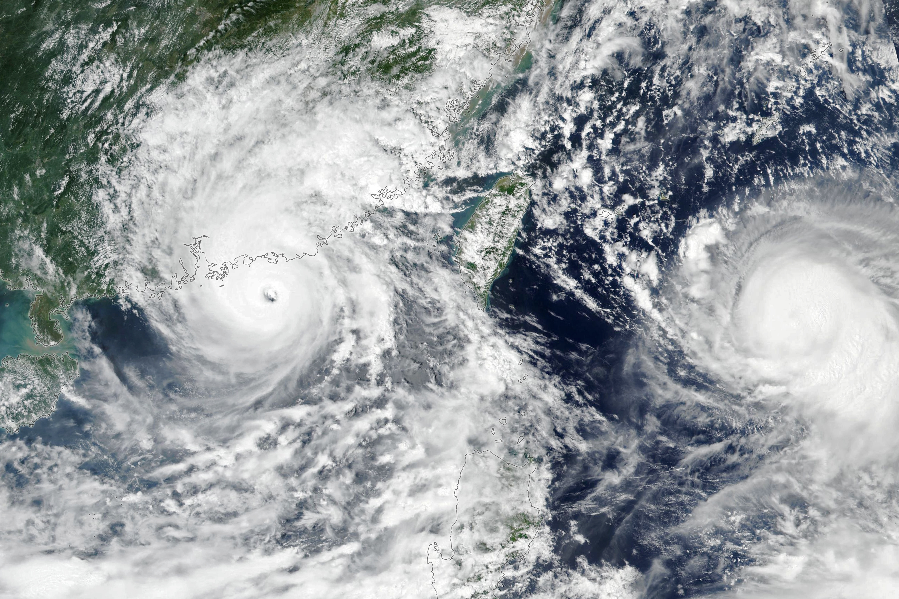 Typhoon Saola Swipes China’s Coast - NASA Science