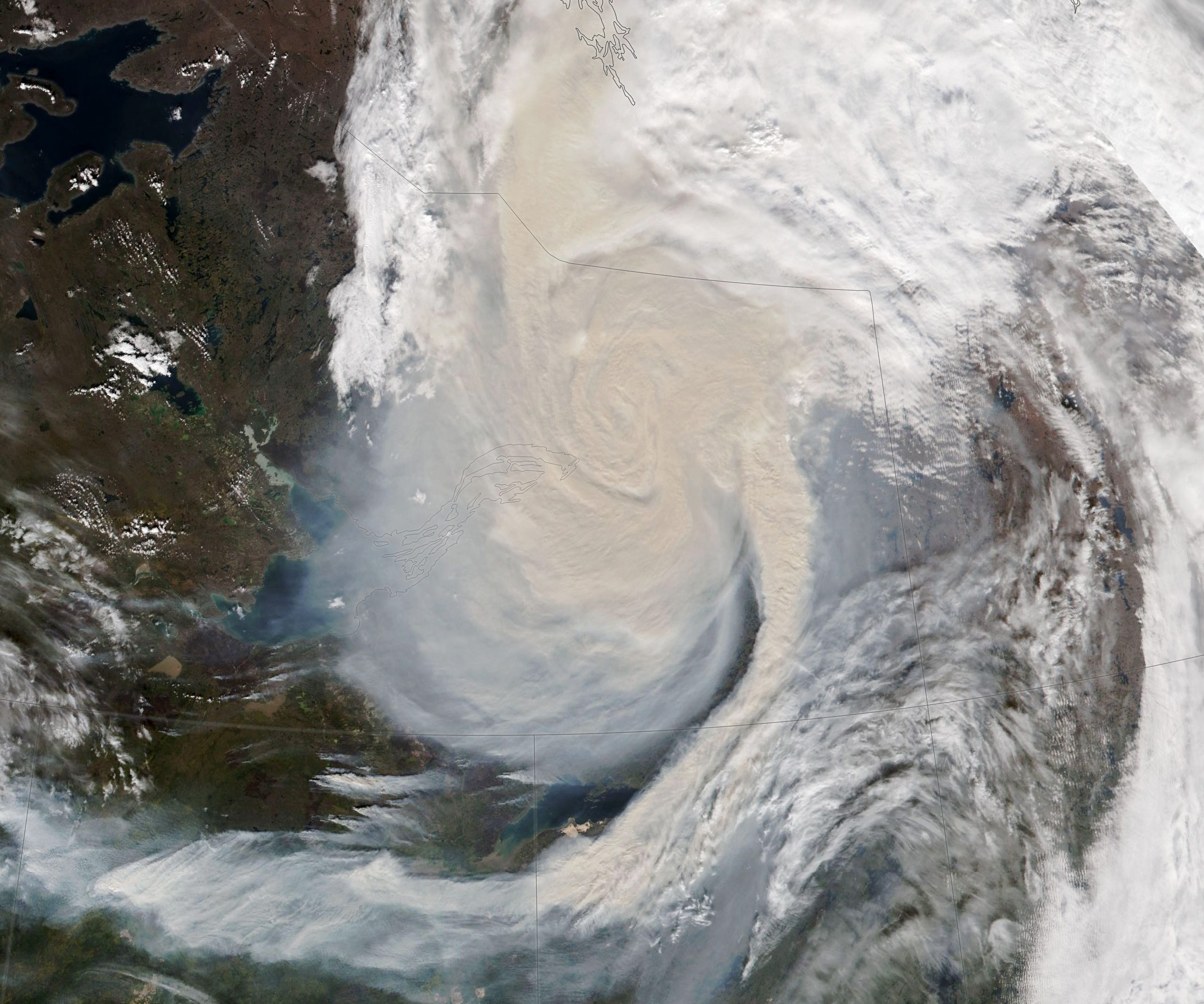 A Smoky Cloud Swirl - NASA Science
