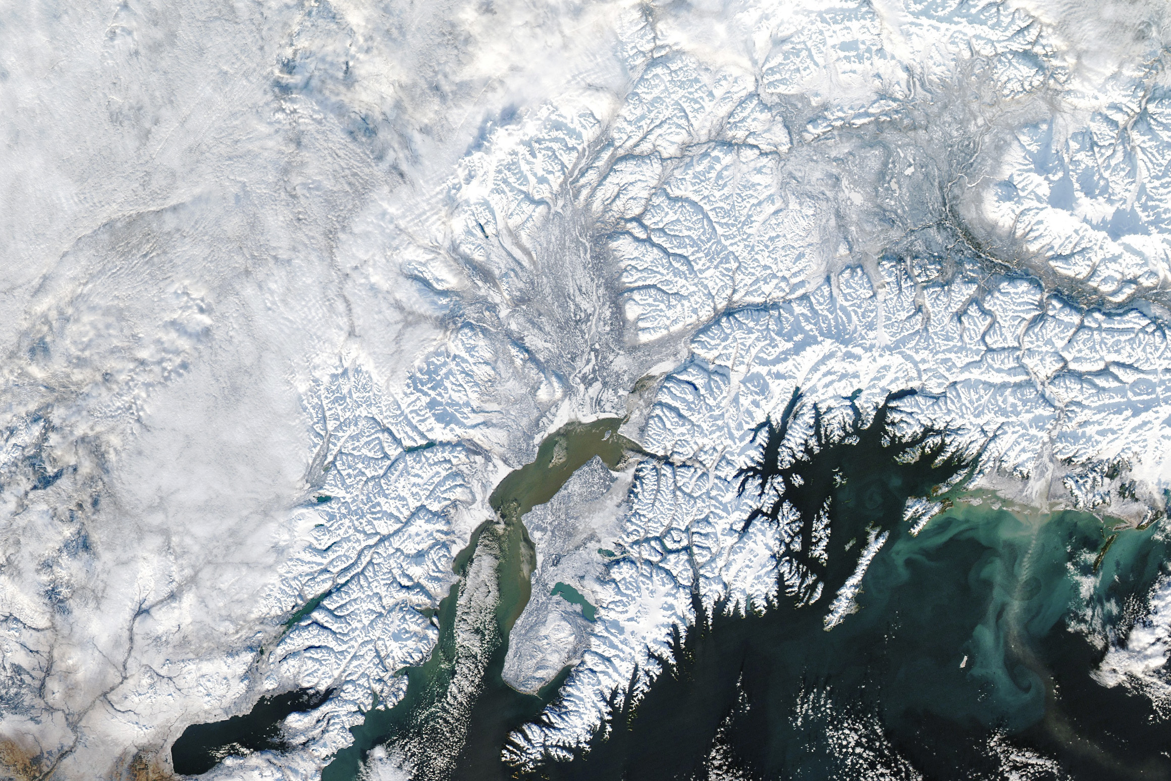 Anchorage Blanketed in Snow - NASA Science