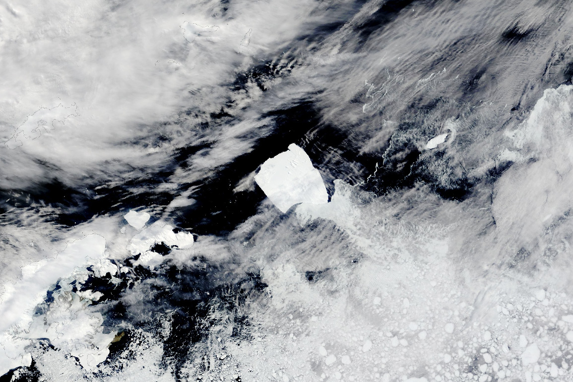 Antarctic Iceberg Sails Away - NASA Science
