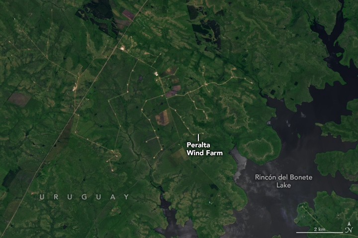 Peralta Wind Farm, Uruguay - NASA Science