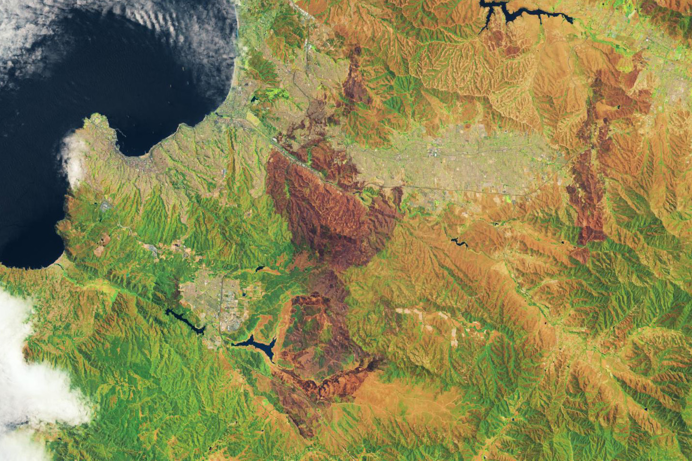 Inferno Scars Valparaíso - NASA Science