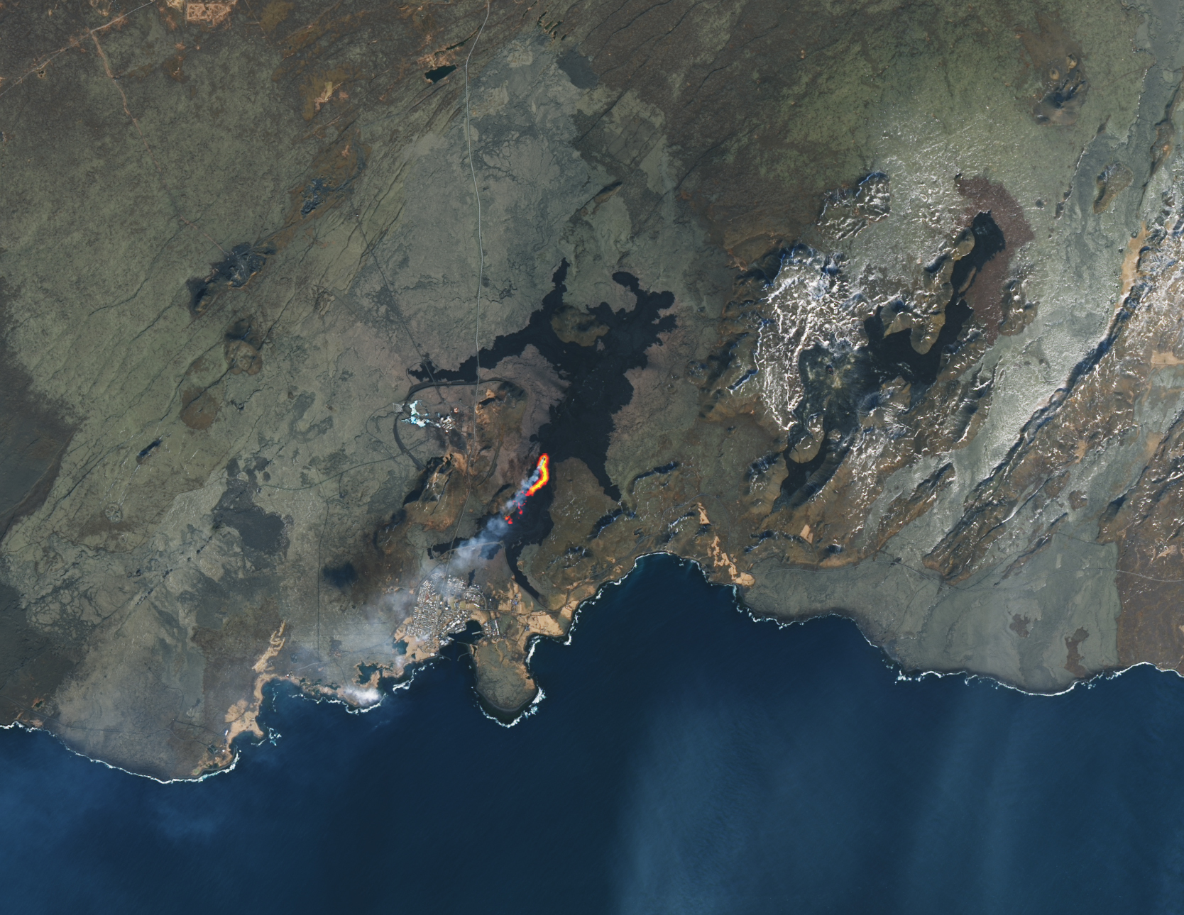 Fresh Flows Spread Across Iceland - NASA Science