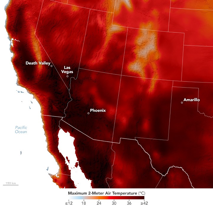 Heat Scorches U.S. Southwest - NASA Science