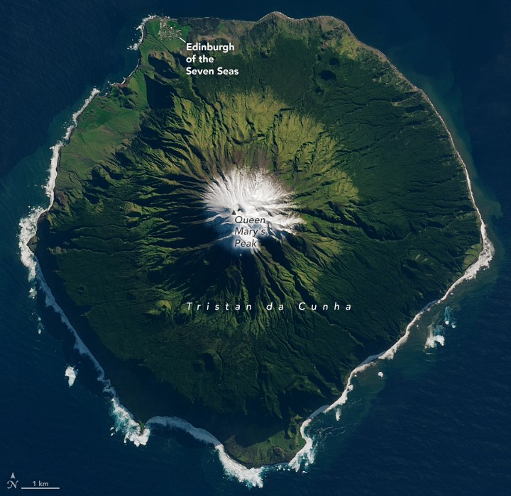 Remote Tristan da Cunha - NASA Science