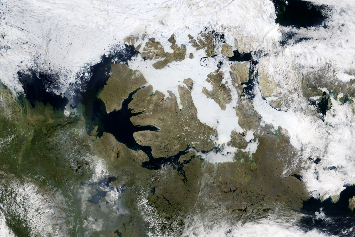Sea Ice Chokes the Northwest Passage - NASA Science